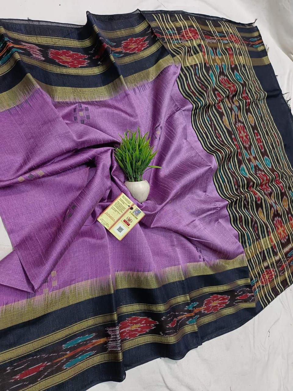 Super Cotton Silk Blend Fabric Saree – Kalamandir Sarees